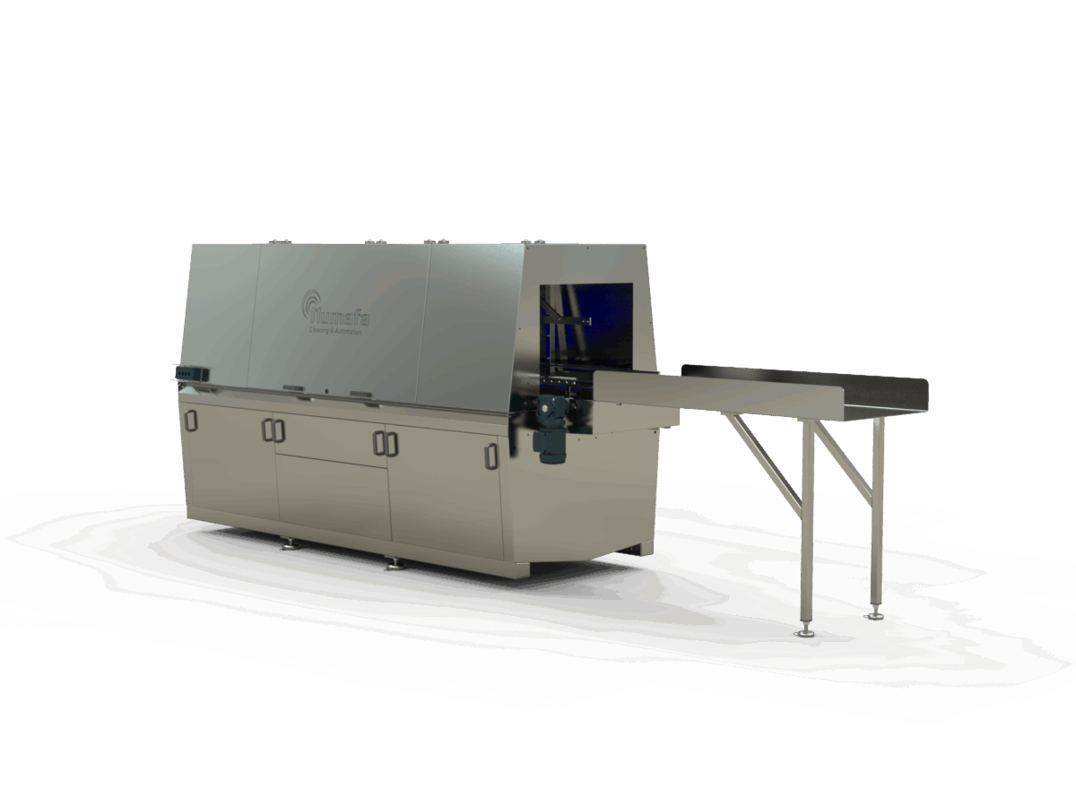 The ECM GO: compact & energy-efficient crate washer | Numafa